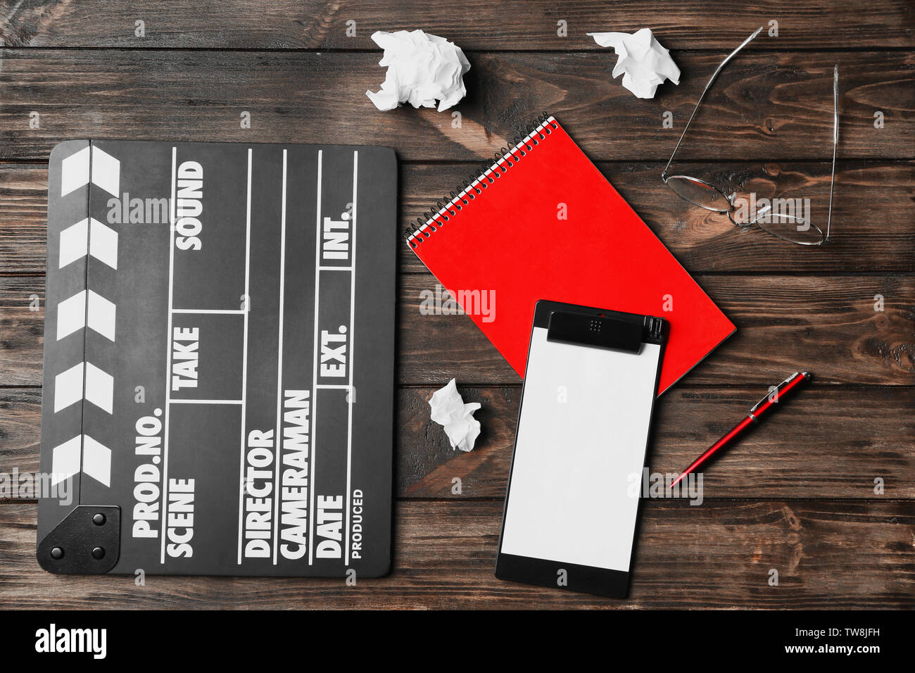 Movie clipboard hi-res stock photography and images - Alamy