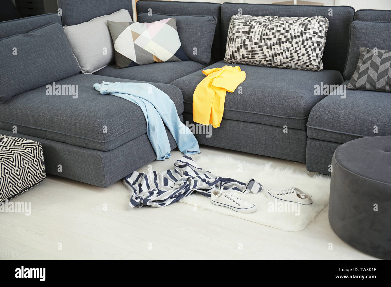 Messy room clothes scattered hi-res stock photography and images - Alamy