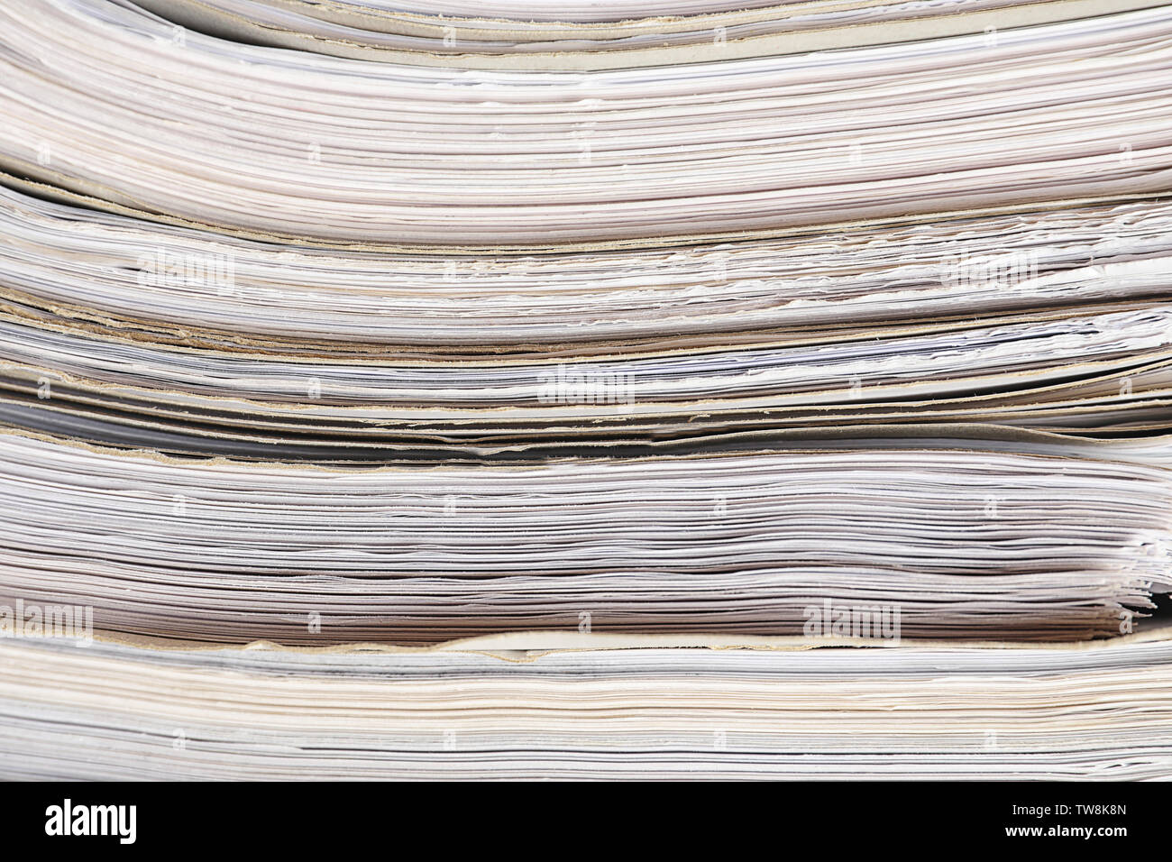Stack of old paper documents in archive, closeup Stock Photo - Alamy
