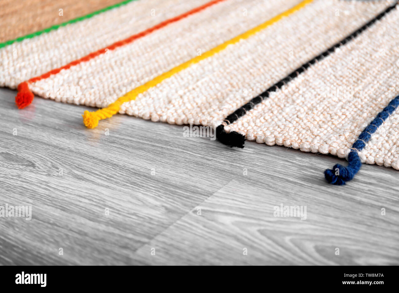 Light carpet on floor Stock Photo - Alamy