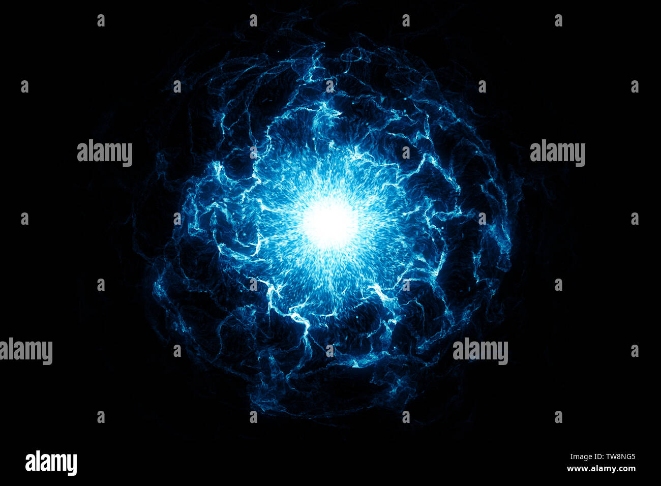 Blue Burning Fire Special Effects, Flames Flowers Stock Photo - Alamy