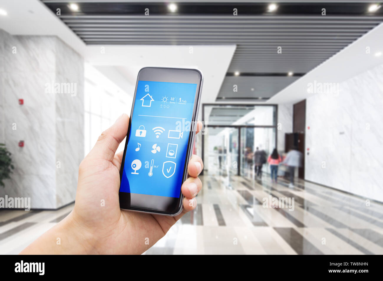 Business technology with modern design in indoor phone phone modern ...