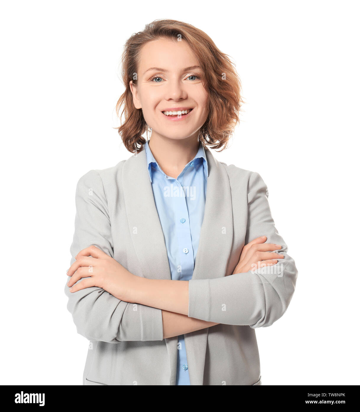 Beautiful real estate agent hi-res stock photography and images - Alamy