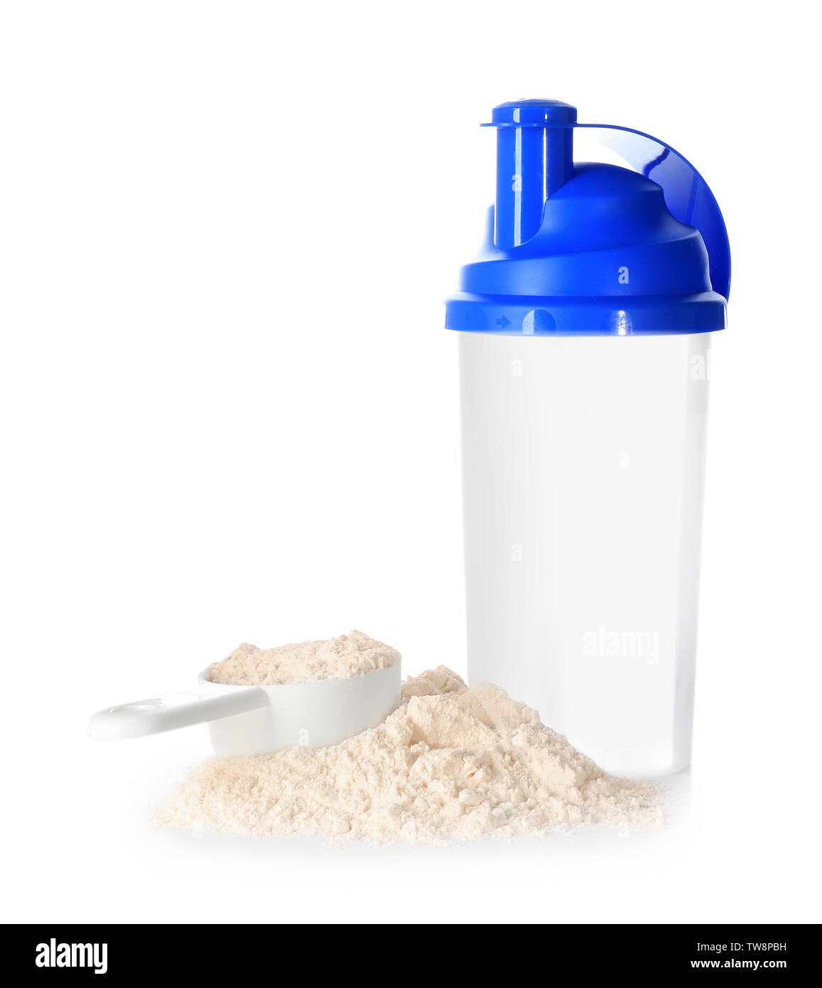Protein powder bottle Cut Out Stock Images & Pictures - Alamy
