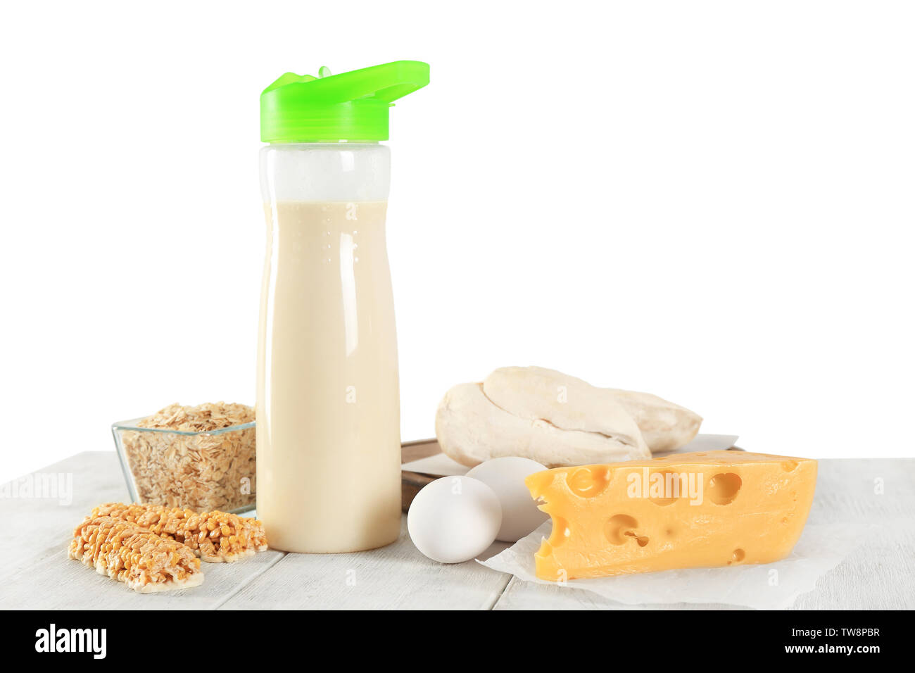 Protein shake in bottle hi-res stock photography and images - Alamy
