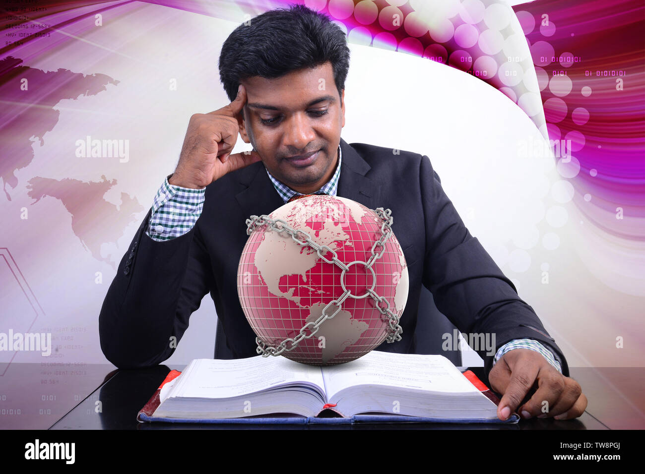 Global corporation partners business concept hi-res stock photography ...