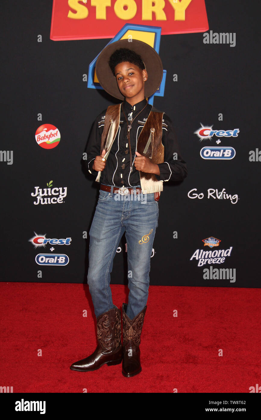 JD McCrary 06/11/2019 “Toy Story 4” Premiere held at the El Capitan ...
