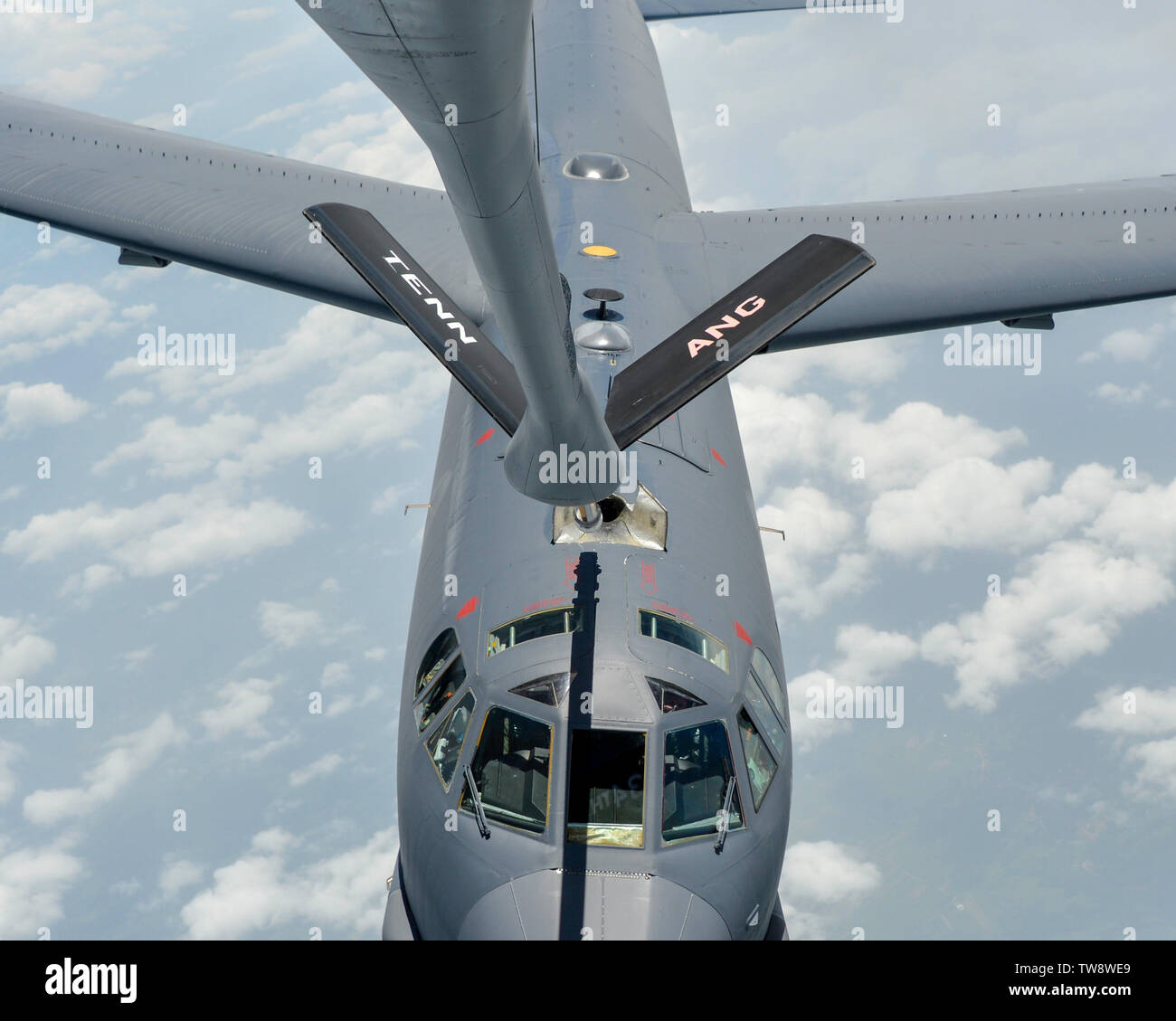 A B-52 Stratofortress assigned to the 5th Bomb Wing, Minot Air Force ...