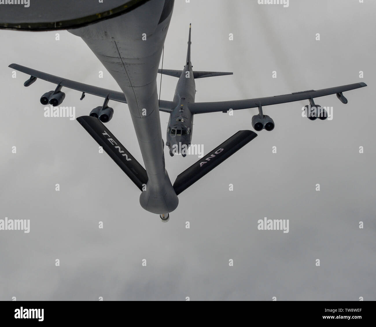 A B-52 Stratofortress assigned to the 5th Bomb Wing, Minot Air Force ...