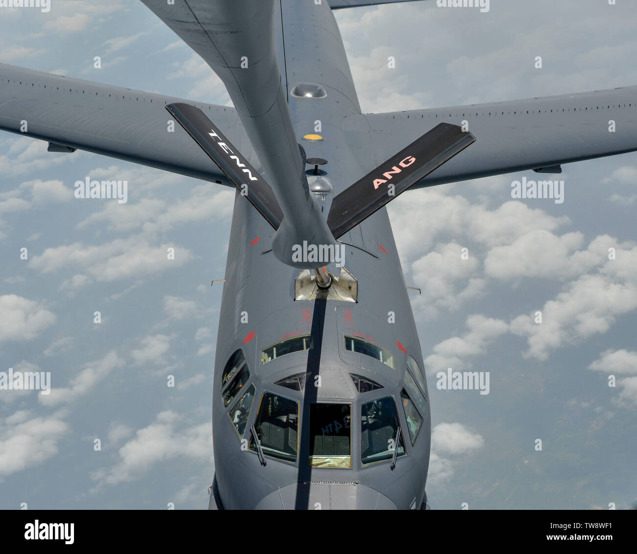 A B-52 Stratofortress assigned to the 5th Bomb Wing, Minot Air Force ...