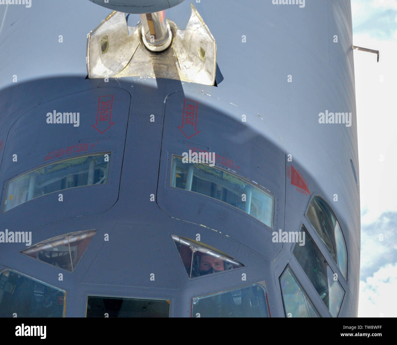 A B-52 Stratofortress assigned to the 5th Bomb Wing, Minot Air Force ...