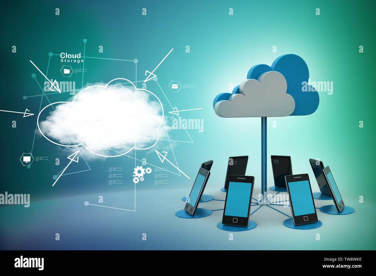 Concepts cloud computing devices Stock Photo - Alamy