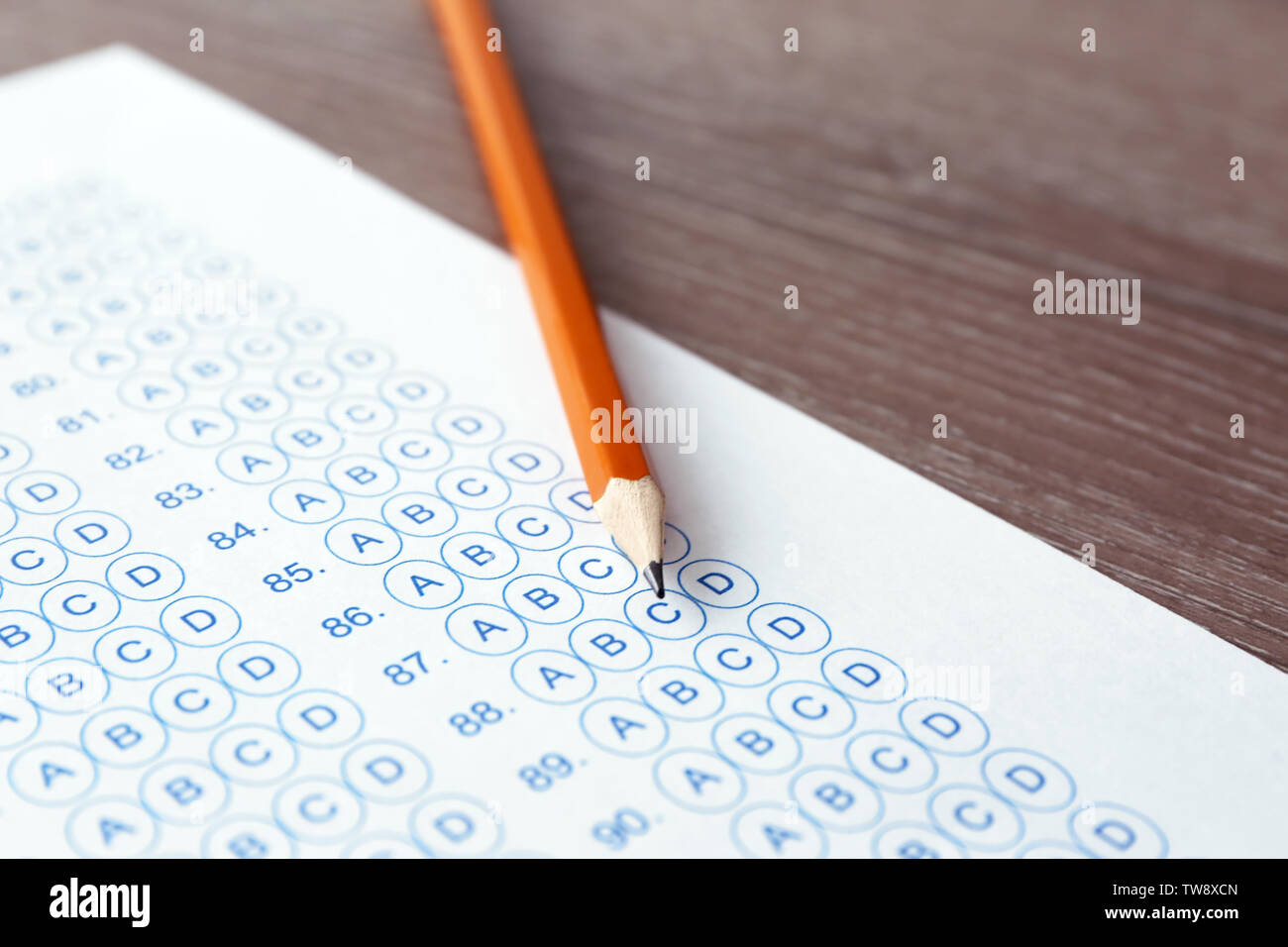 Test sheet hi-res stock photography and images - Alamy
