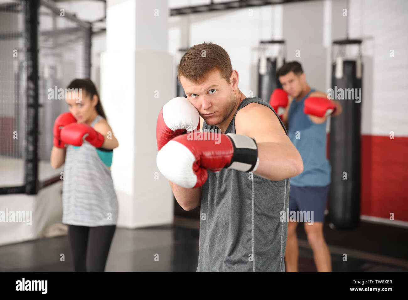 Boxercise and man hi-res stock photography and images - Alamy
