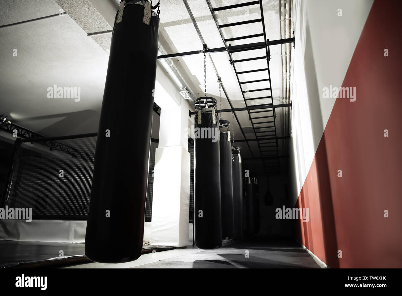 Boxing gym interior hall boxing hi-res stock photography and images - Alamy