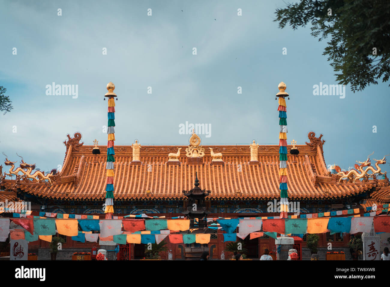 The Great Chao Temple of Hohhot Stock Photo - Alamy