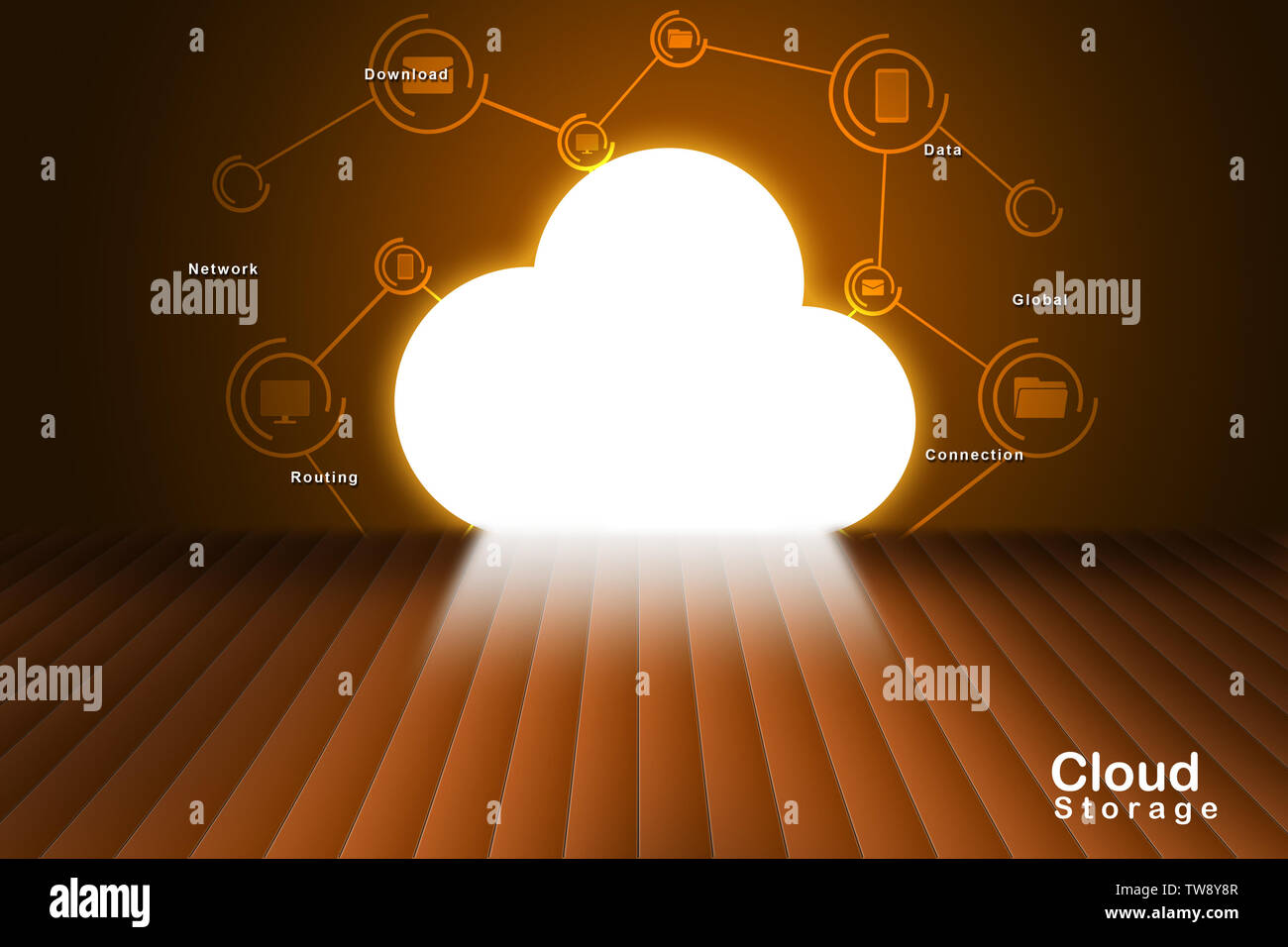 Uploading to cloud hi-res stock photography and images - Alamy