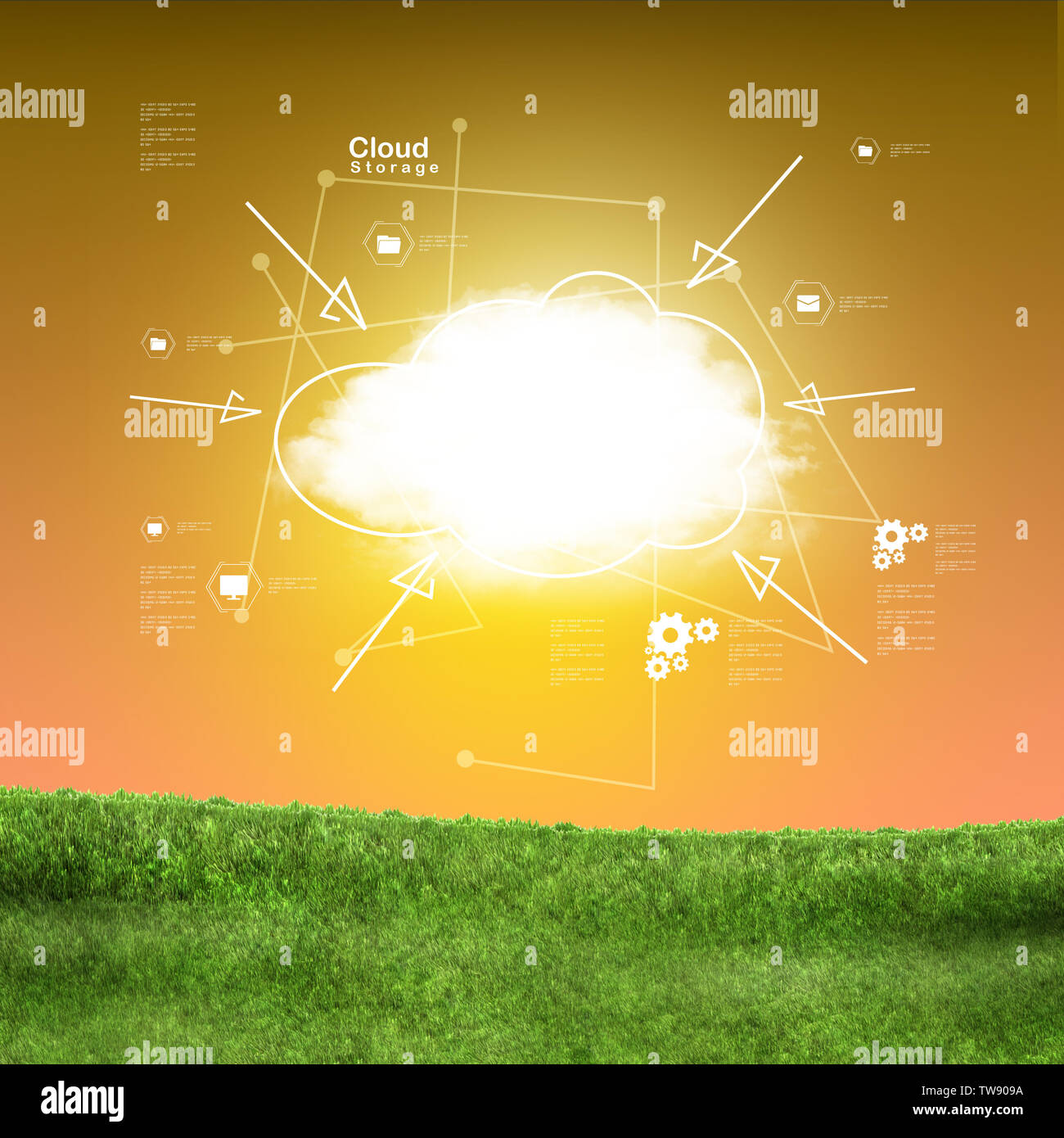 Cloud computing concept Stock Photo - Alamy