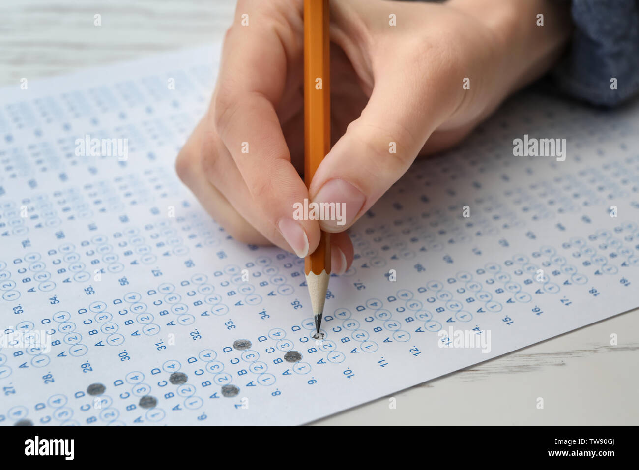 Multiple choice tests hi-res stock photography and images - Alamy