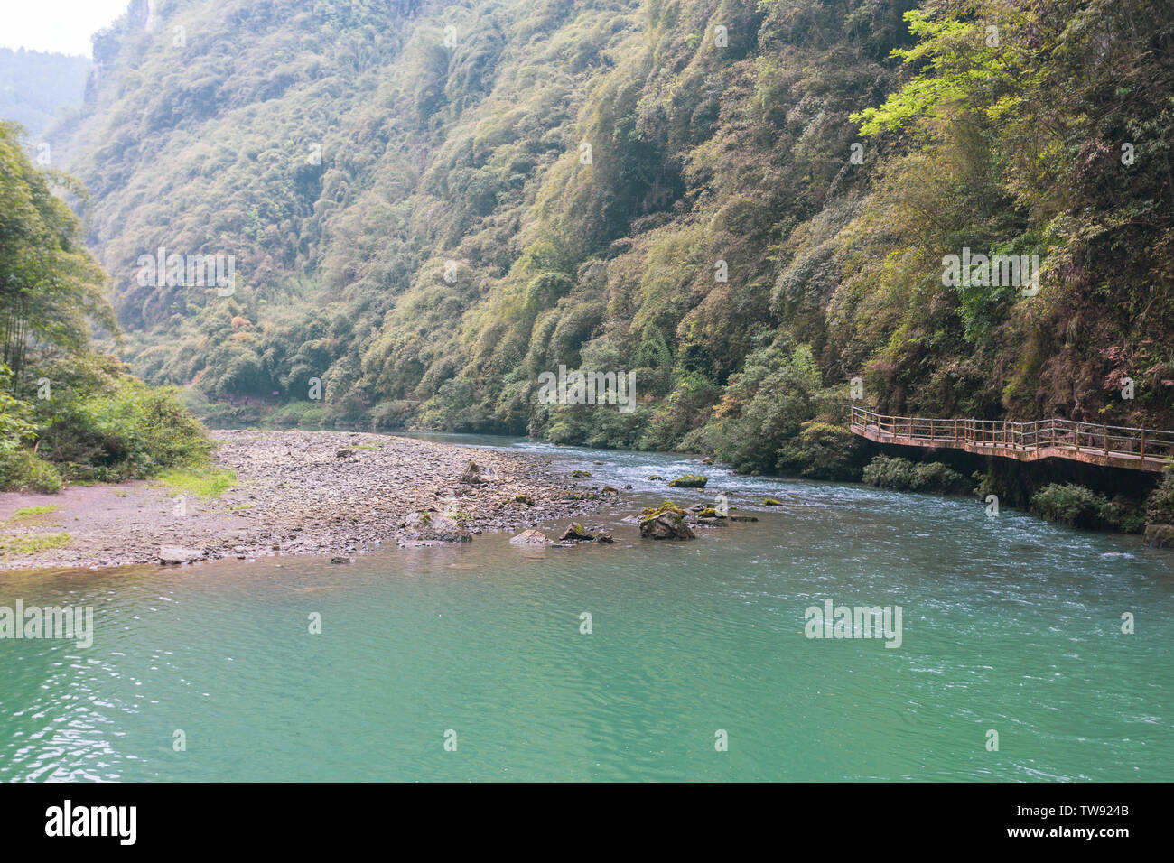 Pengshui Ai River Scenic Area Stock Photo - Alamy
