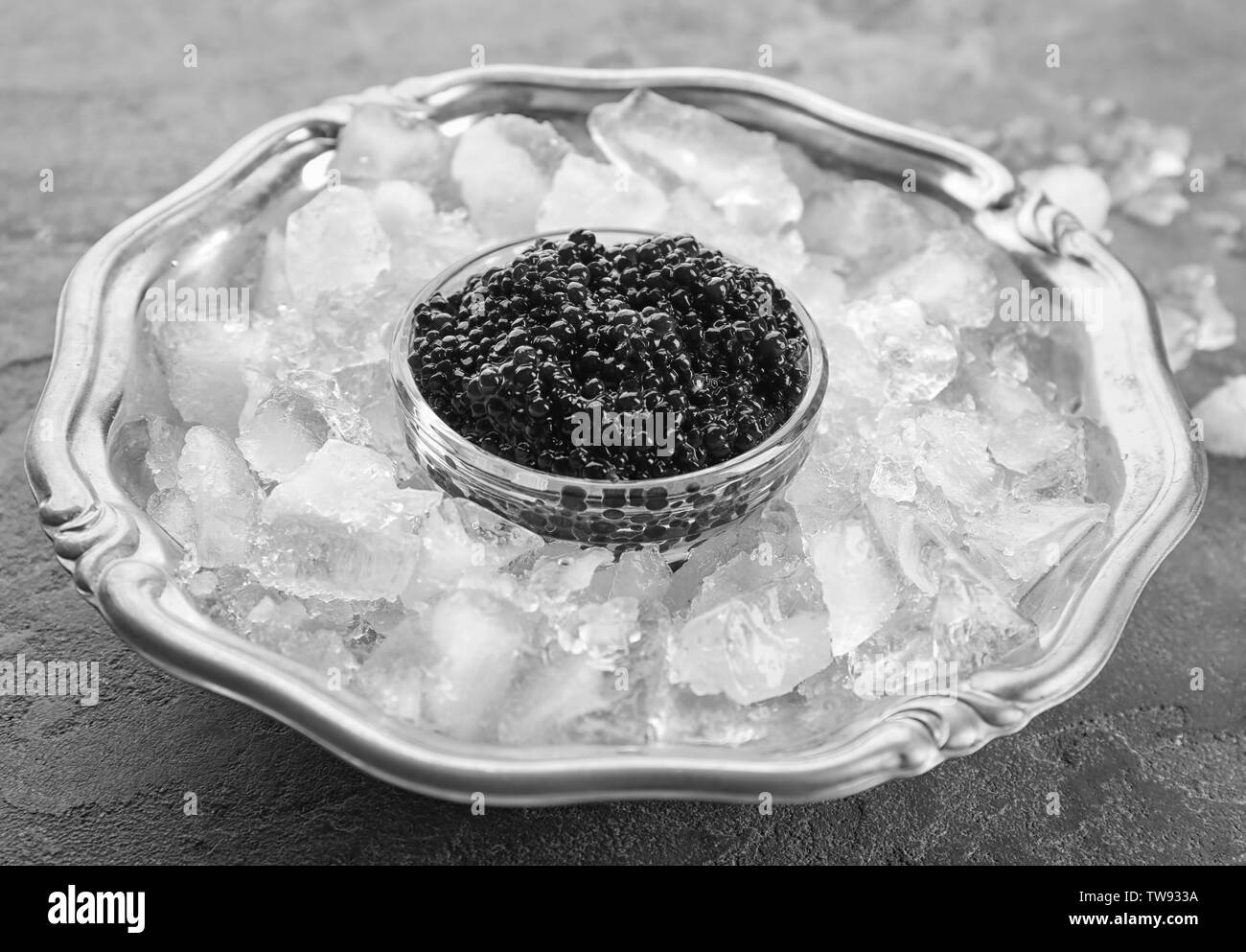 Black caviar ice Black and White Stock Photos & Images - Alamy
