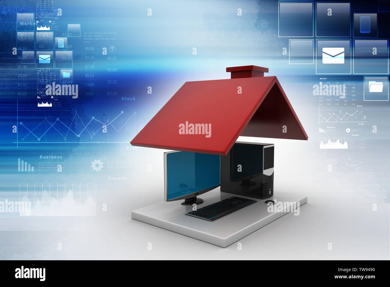 smart home concept Stock Photo - Alamy