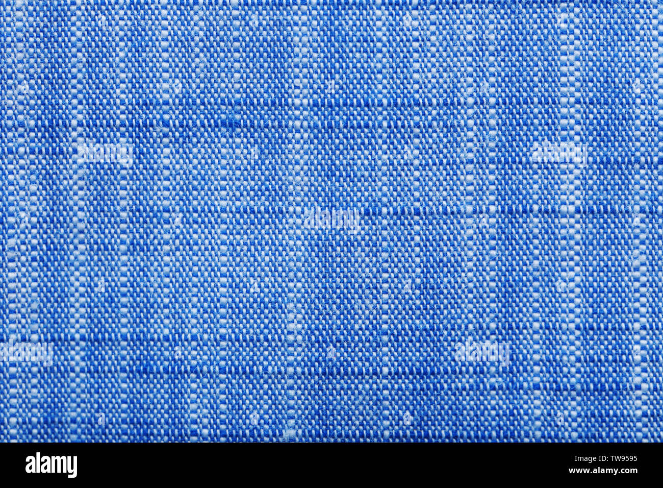 Blue cotton fabric texture as background, closeup Stock Photo - Alamy