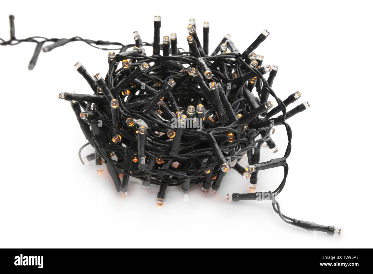 Colorful fairy lights christmas Cut Out Stock Images & Pictures - Alamy