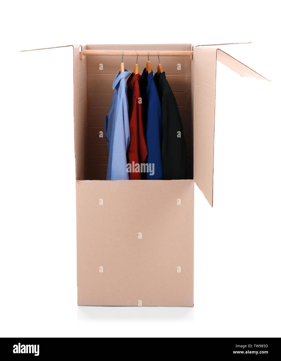 Garments packing Cut Out Stock Images & Pictures - Alamy