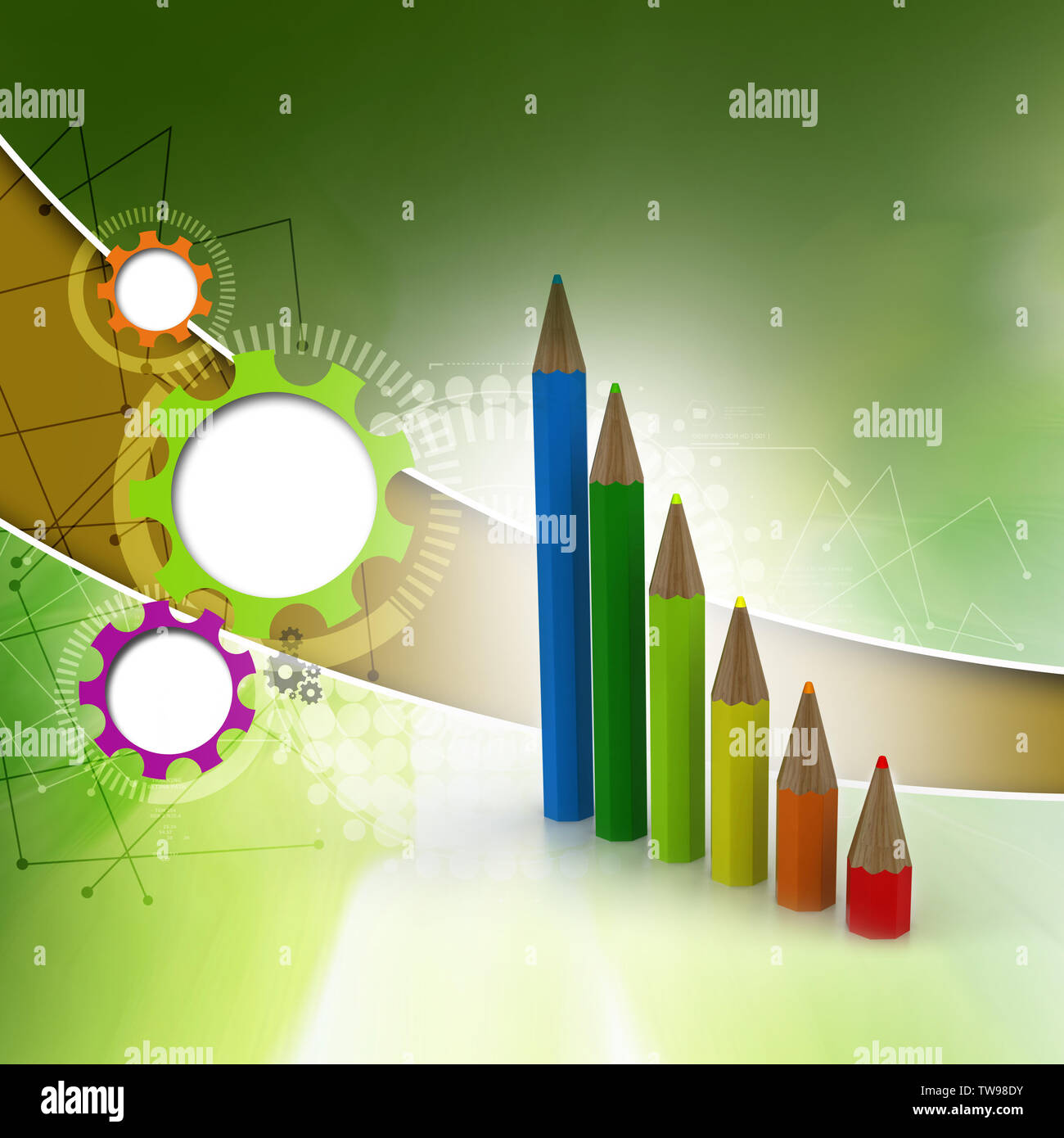 Kid drawing graph hi-res stock photography and images - Alamy