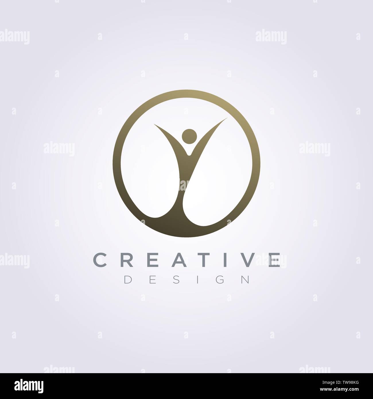 Happy People Celebrate Template Design Company Logo Vector Symbol Icon ...