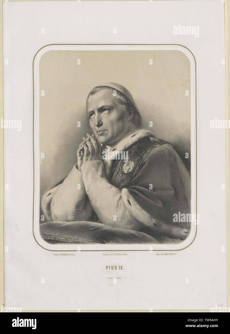 Papa pius ix hi-res stock photography and images - Alamy