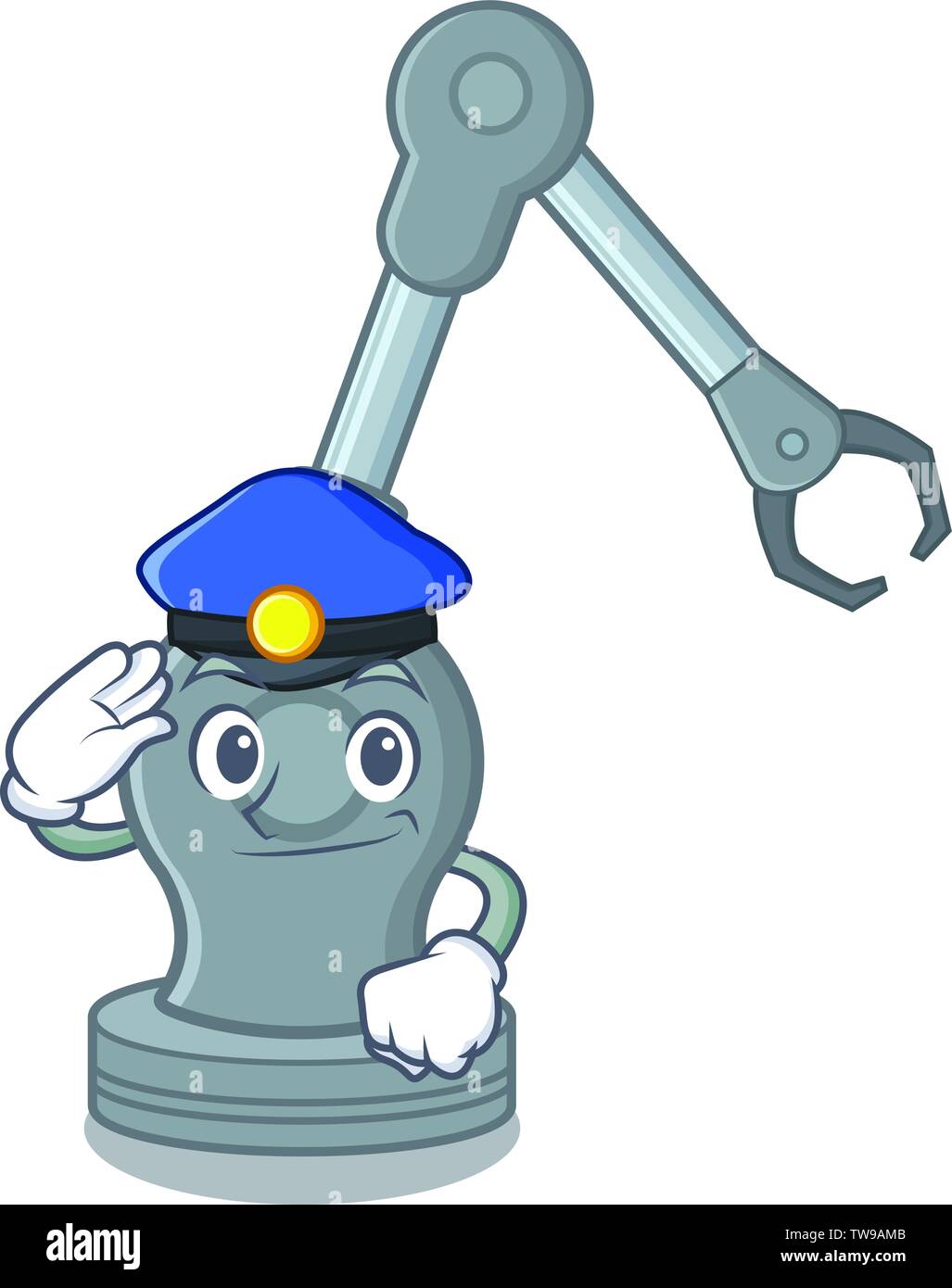 Robot cop Stock Vector Images - Alamy