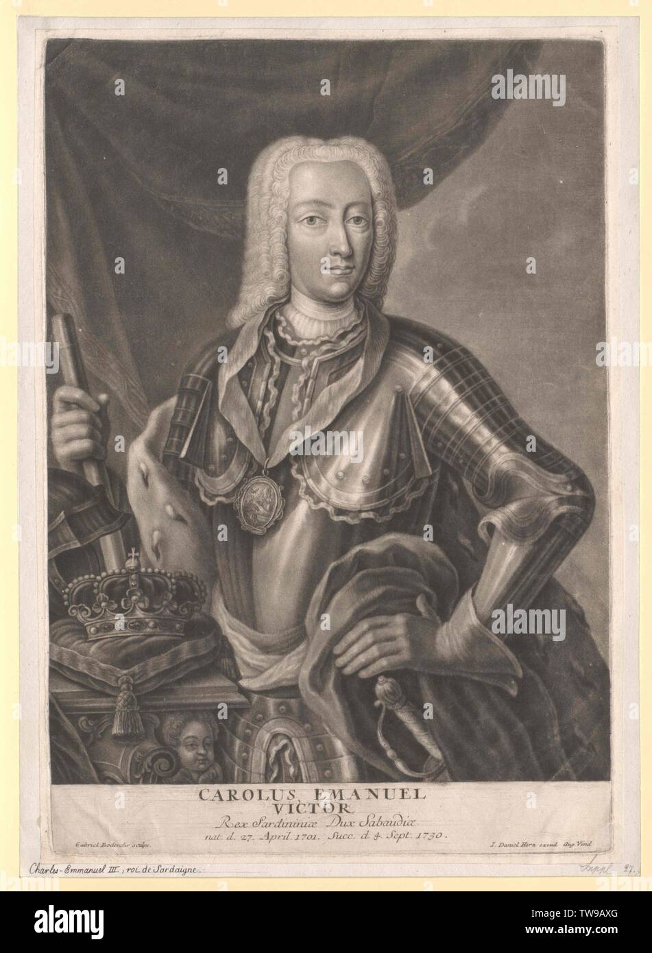 Karl Immanuel I, King of Sardinia, Additional-Rights-Clearance-Info-Not ...