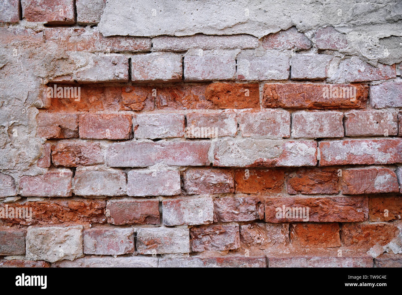Old red brick wall Stock Photo - Alamy
