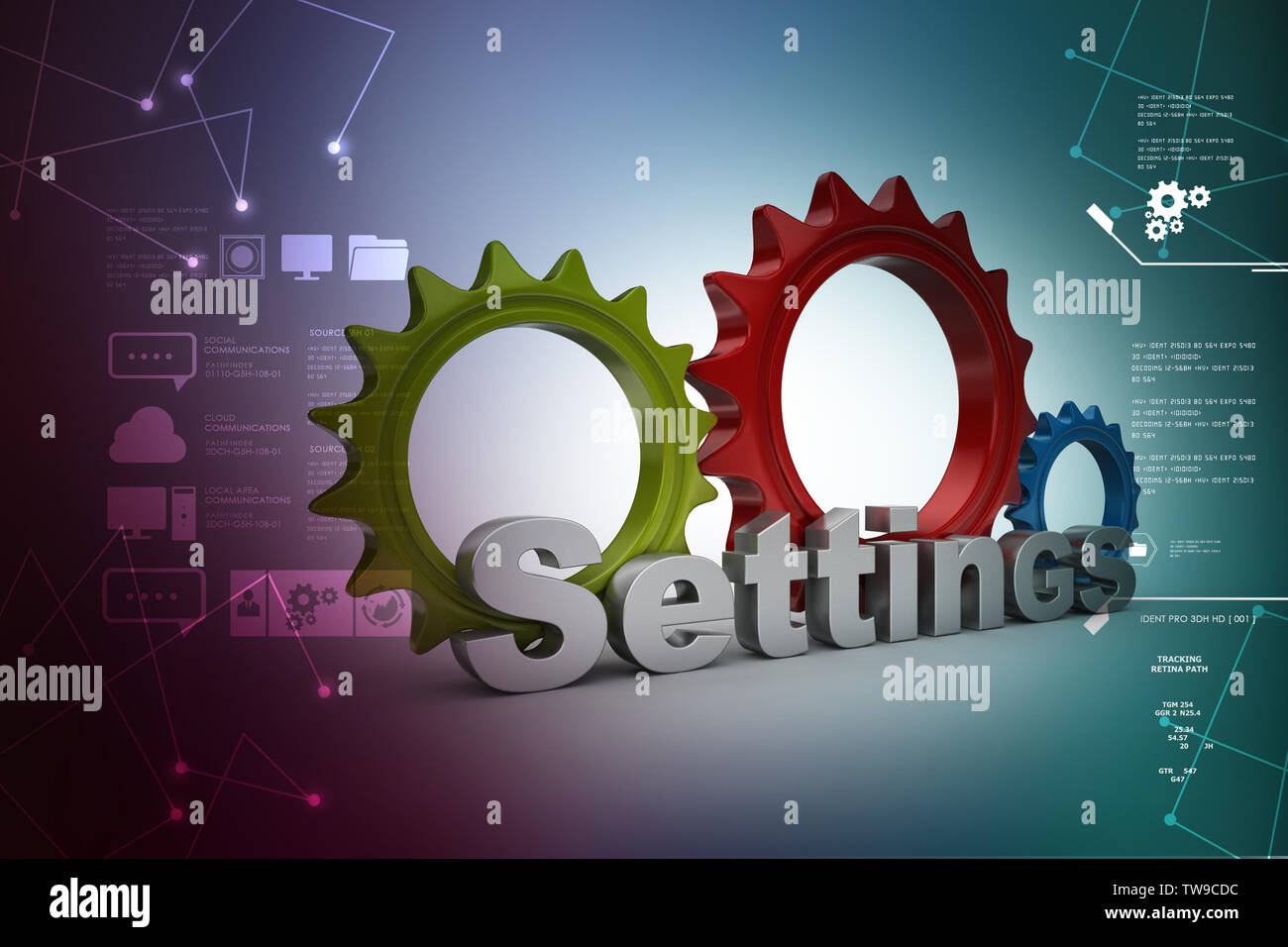 Cog Settings Icon Symbol High Resolution Stock Photography and Images ...