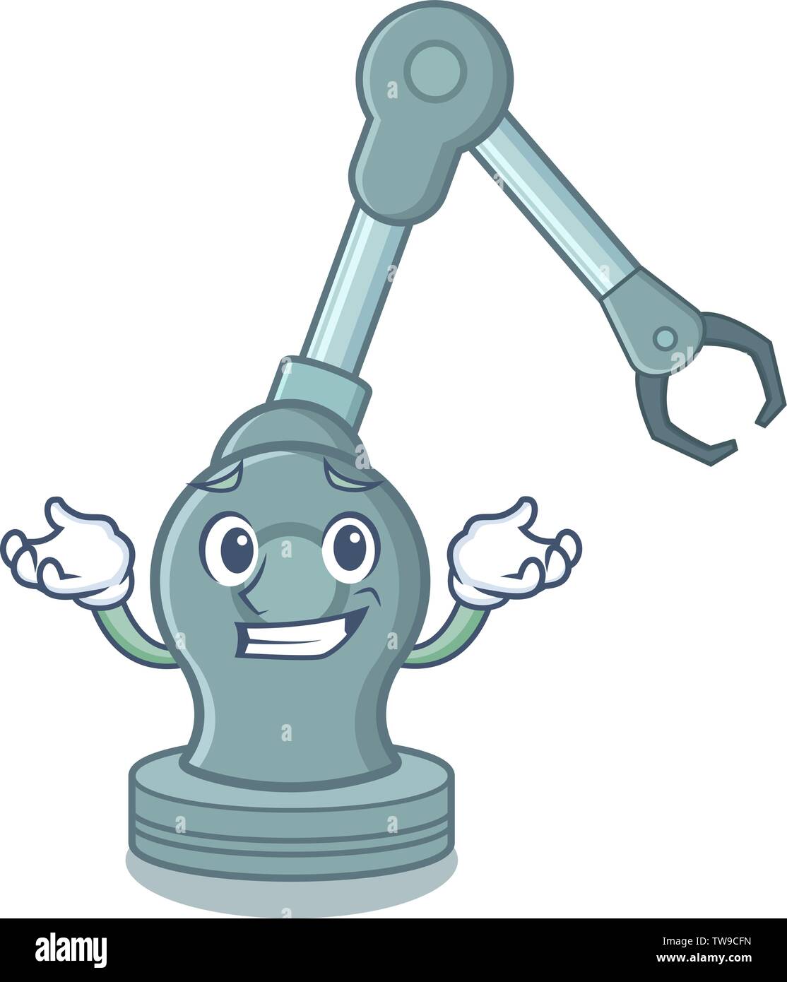 Grinning machine Stock Vector Images - Alamy