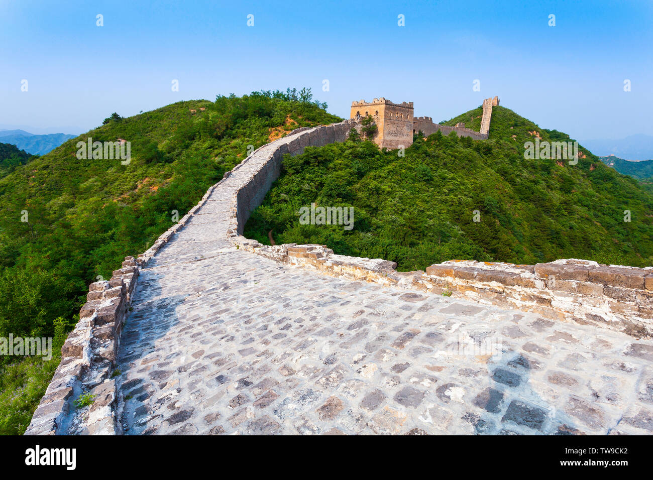 great wall the landmark of china and beijing Stock Photo - Alamy