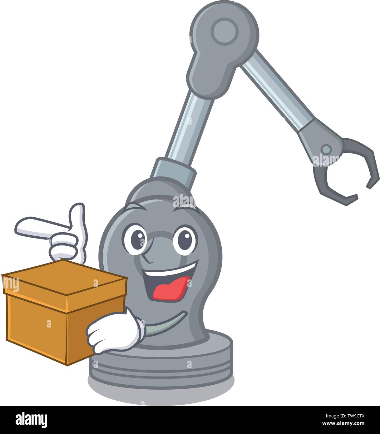 Cardboard robot toy' Cut Out Stock Images & Pictures - Alamy