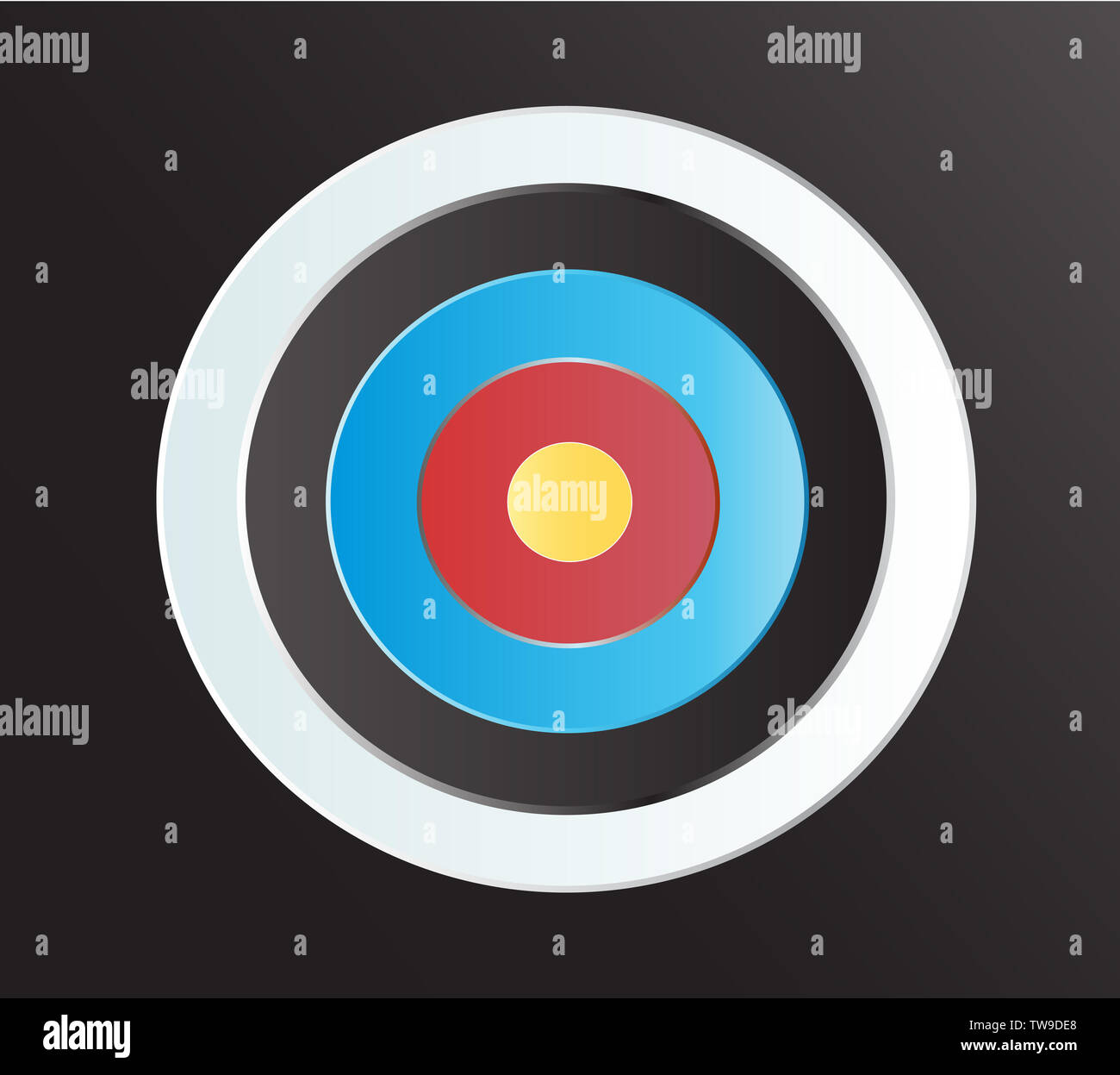 Target Archery art Stock Photo - Alamy