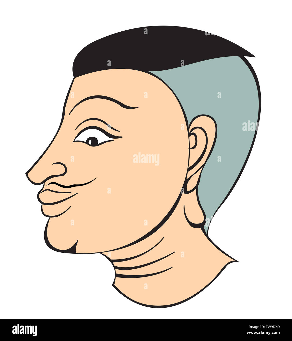 Painting men and women Cut Out Stock Images & Pictures - Alamy