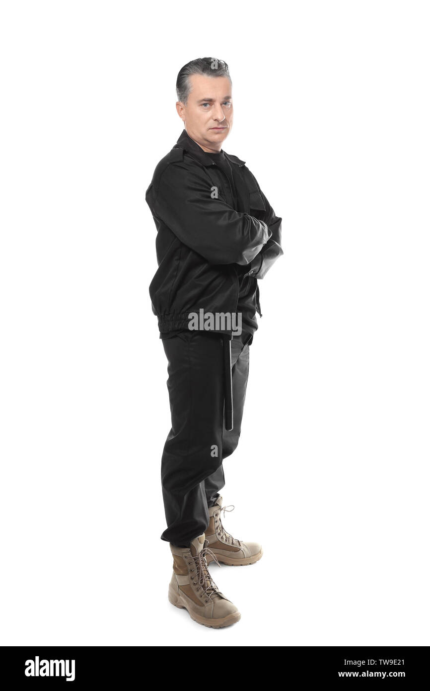 Full length portrait male bodyguard hi-res stock photography and images ...