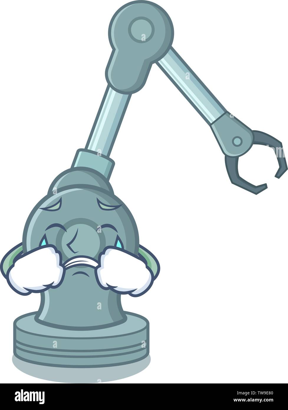 Crying machine Stock Vector Images - Alamy