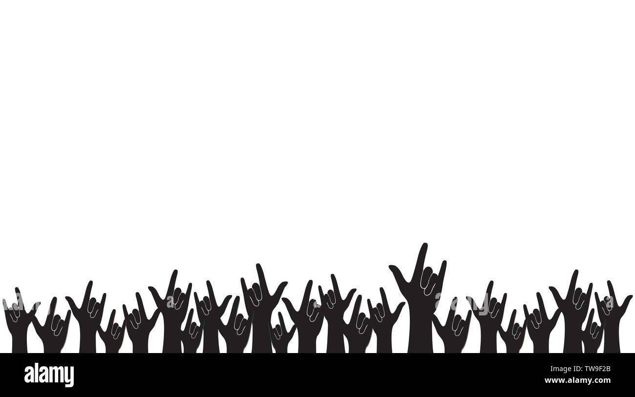 Sign language hands set Cut Out Stock Images & Pictures - Alamy