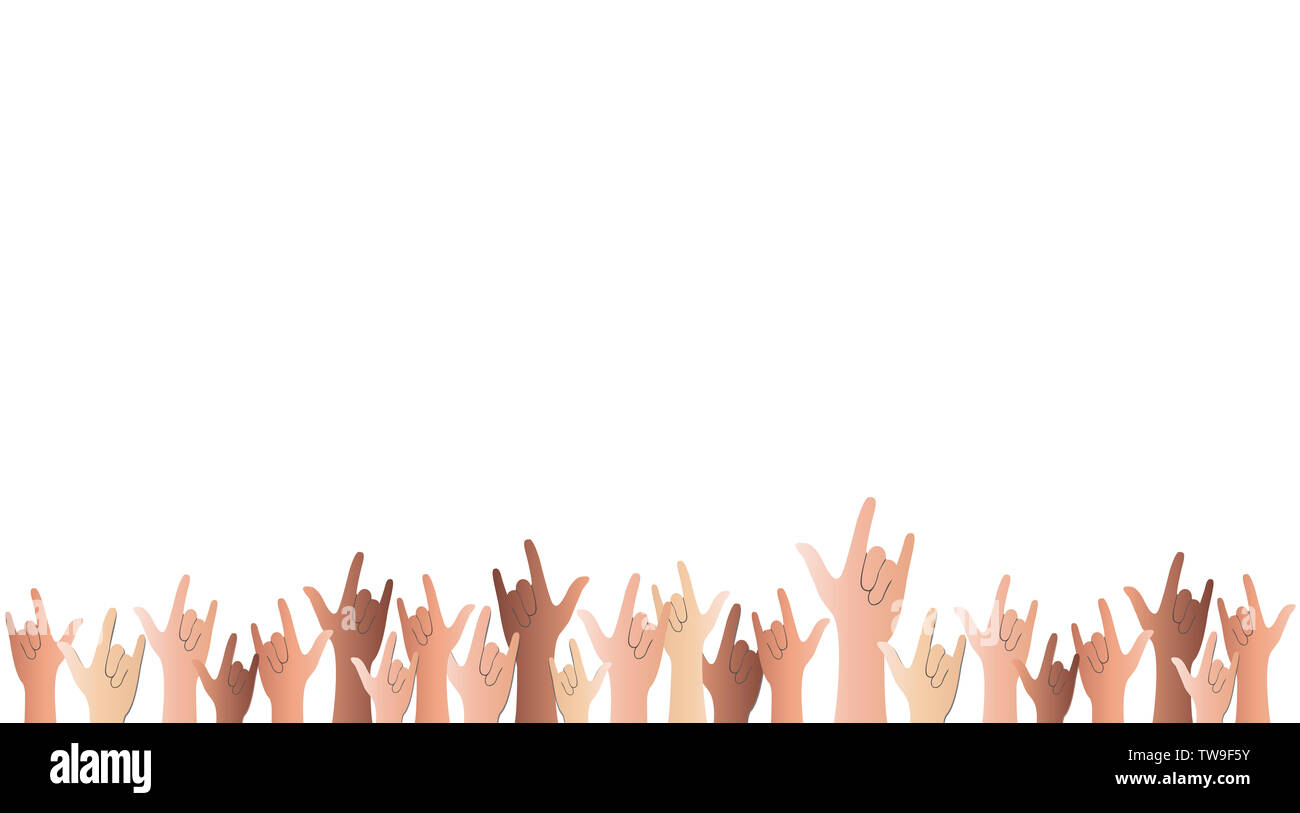 Voting hands Cut Out Stock Images & Pictures - Alamy