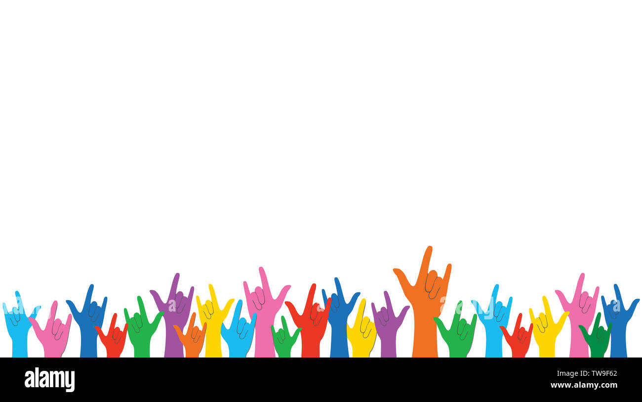 Color hands hi-res stock photography and images - Alamy