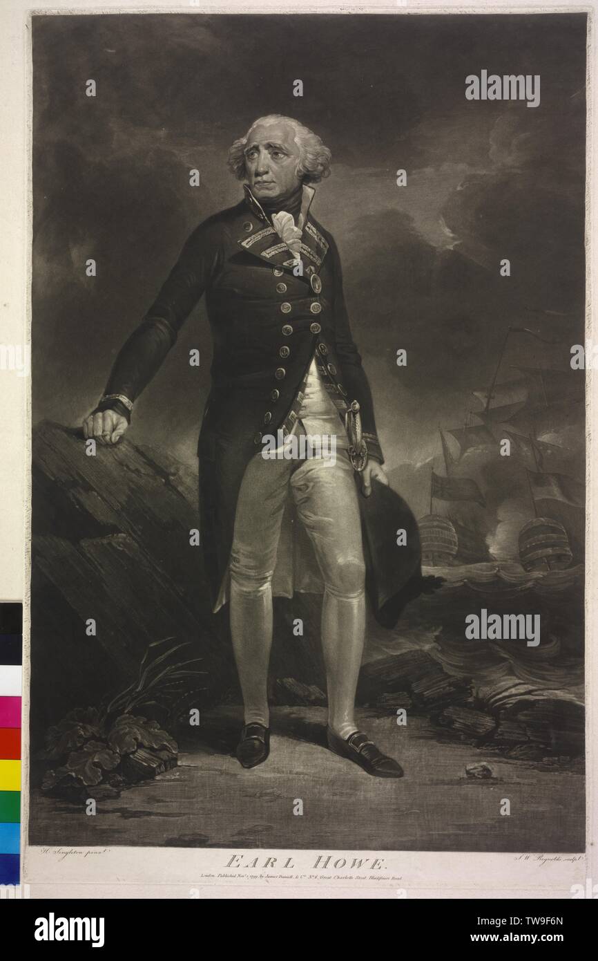 Richard howe 1st earl howe hi-res stock photography and images - Alamy
