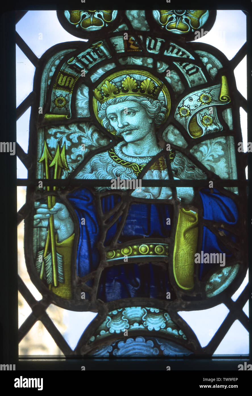 Stained glass window, St Edmund King and Martyr, St Edmund's, Southwold ...