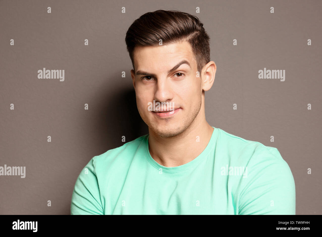 Raised eyebrow eyebrows hi-res stock photography and images - Alamy