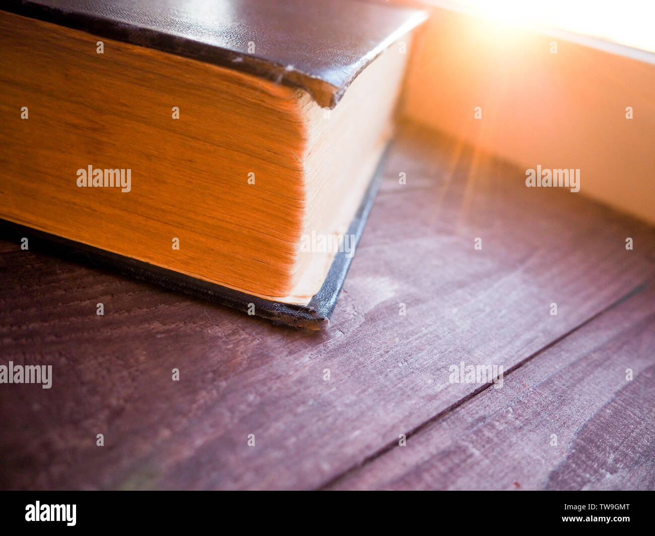 vintage book. Photo with filter as a retro color image style Stock ...